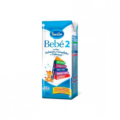 SANCOR BEBE 2. KIT 30 LECHES X200ML (DE 6 A 12 MESES) . Tienda Online ...