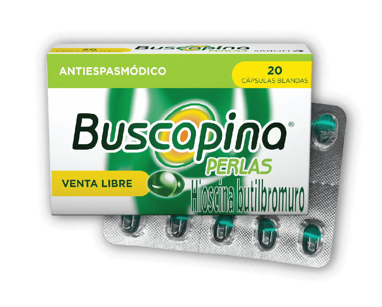 BUSCAPINA PERLAS CAPS X 20 . Tienda Online Anika Farmacia y Perfumería