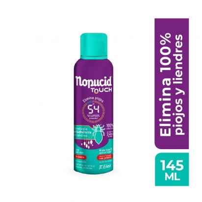 NOPUCID TOUCH AEROSOL ELIMINA PIOJOS Y LIENDRES X145 ML . Tienda Online ...