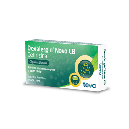 DEXALERGIN C 10 MG COMP X 10 . Tienda Online Anika Farmacia y Perfumería