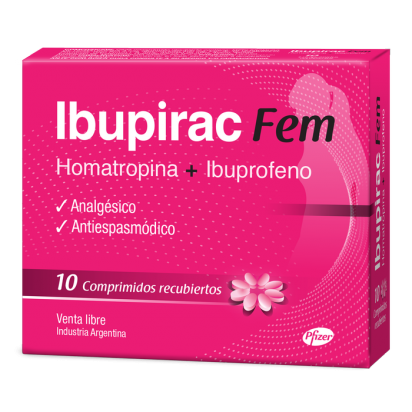 IBUPIRAC FEM X 10 COMPRIMIDOS . Tienda Online Anika Farmacia y Perfumería