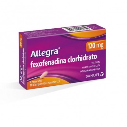 ALLEGRA ANTIALERGICO 120 MG COMPRIMIDOS X 10 UNIDADES . Tienda Online ...