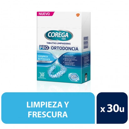 COREGA TABS X30 PRO ORTODONCIA COMBO X4 UNIDADES . Tienda Online Anika ...