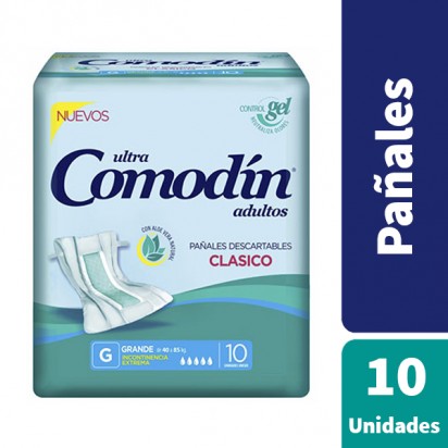 COMODIN ADULTO CLASICO GDE X10 . Tienda Online Anika Farmacia y Perfumería