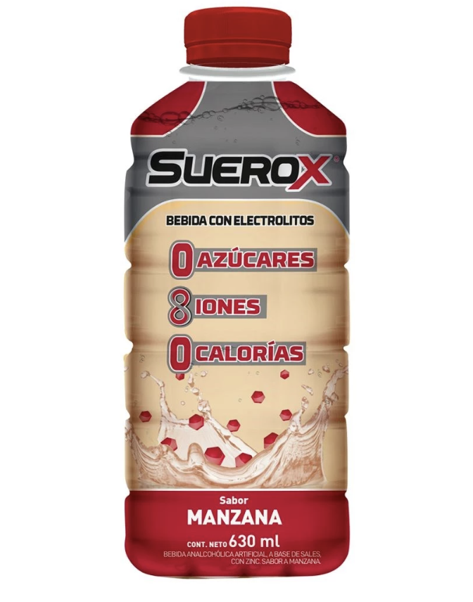 SUEROX BEBIDA ISOTONICA HIDRATANTE MANZANA X630ML . Tienda Online Anika ...