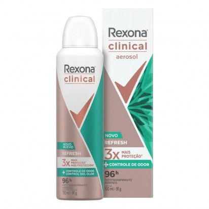 REXONA CLINICAL AEROSOL REFRESH 96H X150 . Tienda Online Anika Farmacia ...