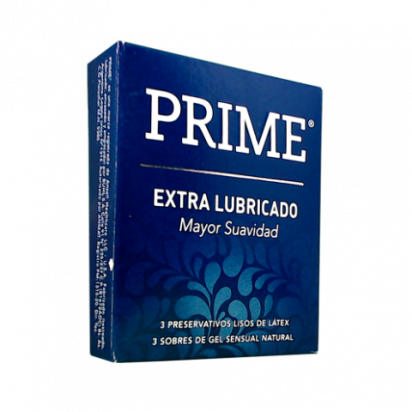 PRIME PRESERVATIVO EXTRA LUBRICADO AZUL X3U . Tienda Online Anika ...