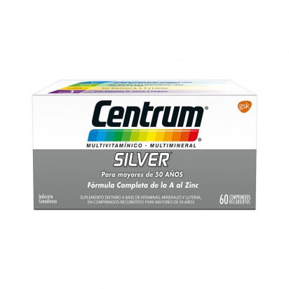 CENTRUM SILVER X60 COMPRIMIDOS . Tienda Online Anika Farmacia y Perfumería