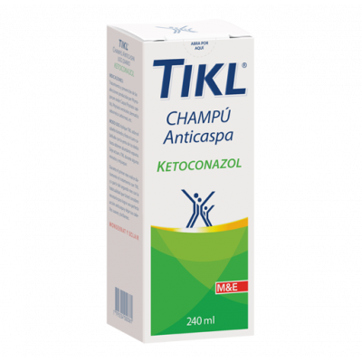 TIKL SHAMPOO ANTI CASPA X 240ML . Tienda Online Anika Farmacia y Perfumería