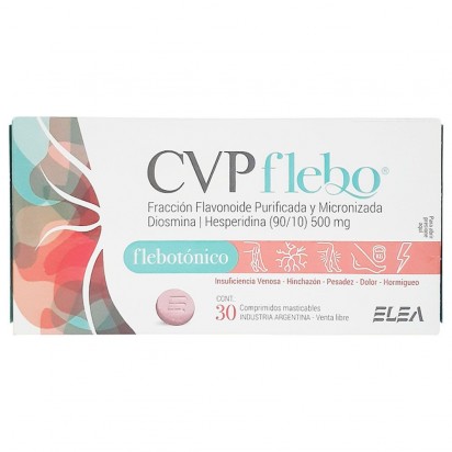 CVP FLEBO FLEBOTÓNICO COMPRIMIDOS MASTICABLES X 30 . Tienda Online ...
