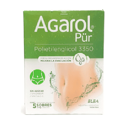 AGAROL PUR SOBRES DE 17G X5U. . Tienda Online Anika Farmacia y Perfumería