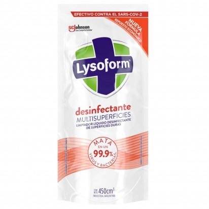 LYSOFORM LIMPIADOR MULTISUPERFICIES DP X450 ML . Tienda Online Anika ...