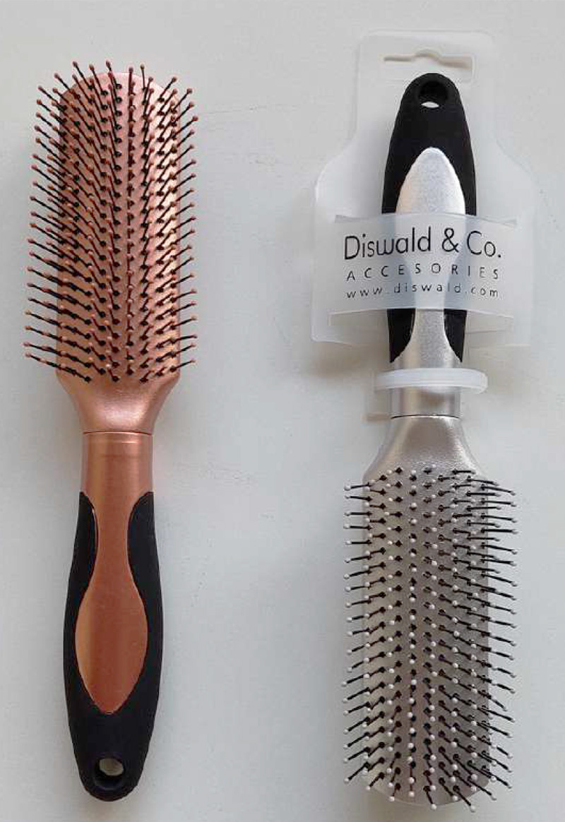 DISWALD CEPILLO PELO LINEA SILVER GOLD ARAÑA PLANO 395 . Tienda Online ...