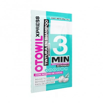 OTOWIL TINTURA EN SHAMPOO SACHET X40 G NEGRO AZABACHE . Tienda Online ...