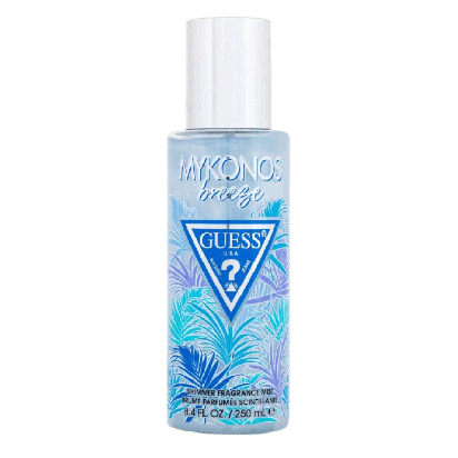 GUESS DESTINATION MYKONOS BODY SPLASH CON GLITTER X250ML . Tienda ...