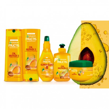 Fructis Kit Linea Coco Liso De Garnier - sh+enj+oleo+cr+trat . Tienda ...