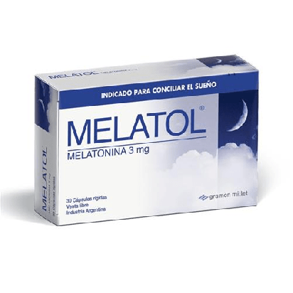 MELATOL MELATONINA 3MG X30CAPS . Tienda Online Anika Farmacia y Perfumería