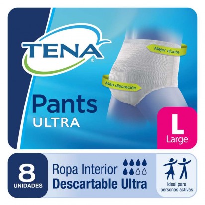 TENA PANTS ULTRA X8 L . Tienda Online Anika Farmacia y Perfumería
