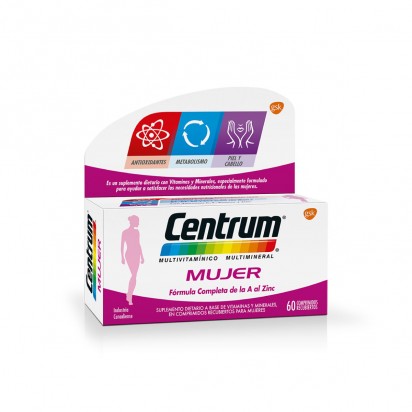 CENTRUM MUJER X60 . Tienda Online Anika Farmacia y Perfumería