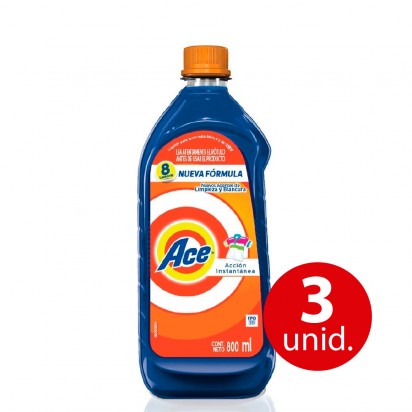 ACE LIQUIDO X800 X3 . Tienda Online Anika Farmacia y Perfumería